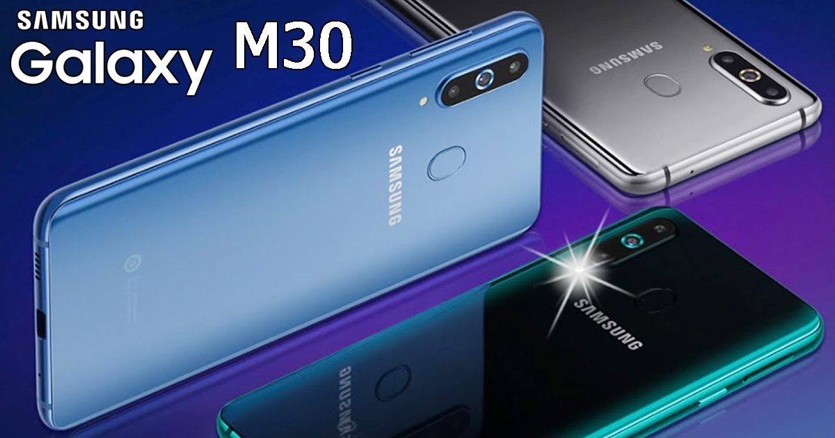 Samsung Galaxy M30 con triple 13MP cámaras, 5000mAh batería para ir a ...